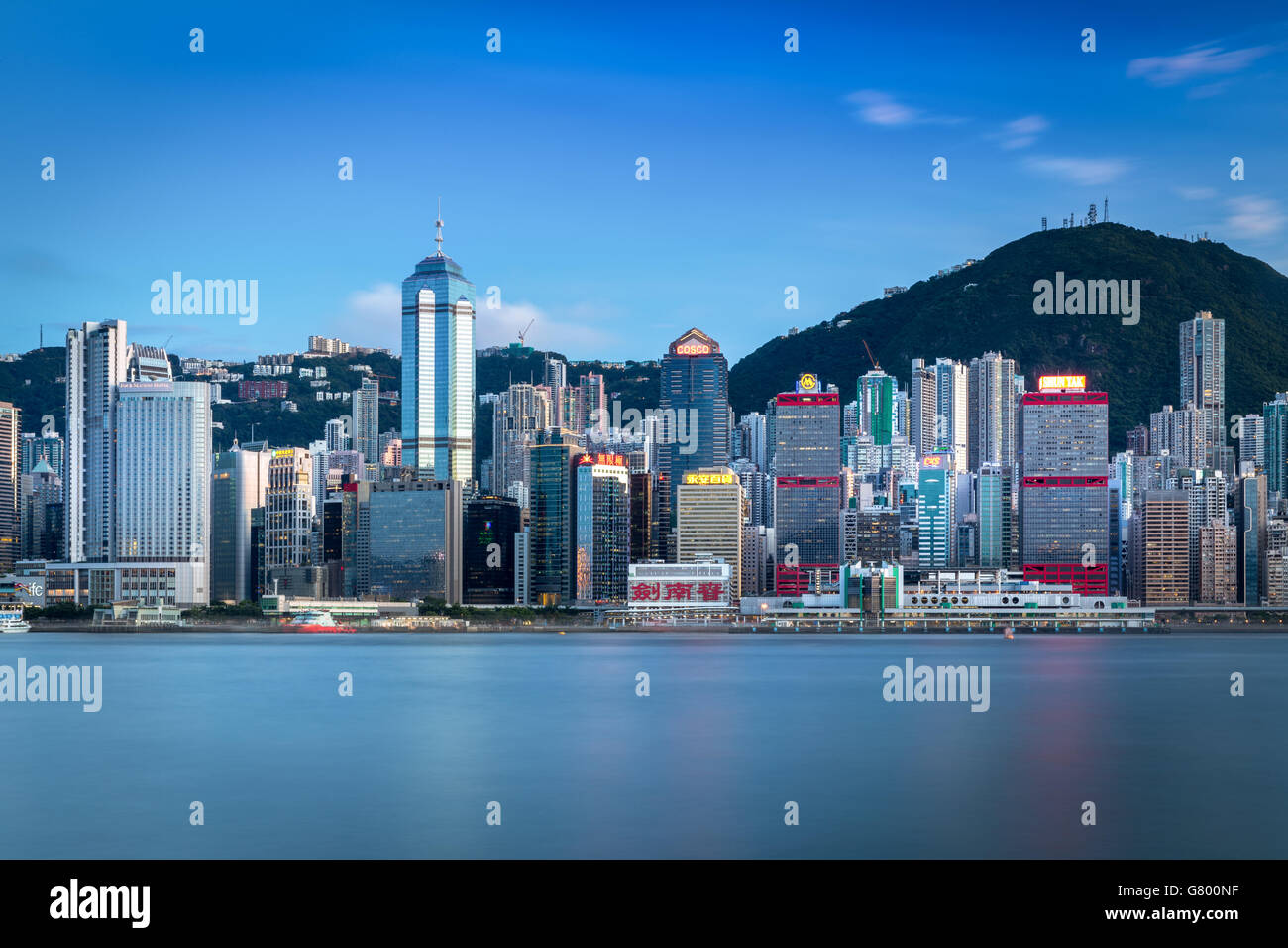 Victoria Harbor of Hong Kong Stock Photo - Alamy