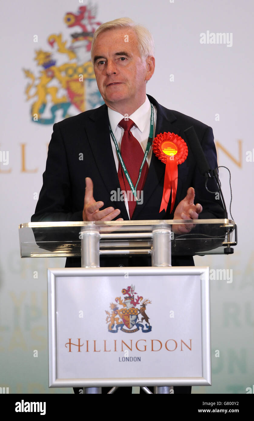 General Election 2015 declaration - May 7th Stock Photo - Alamy