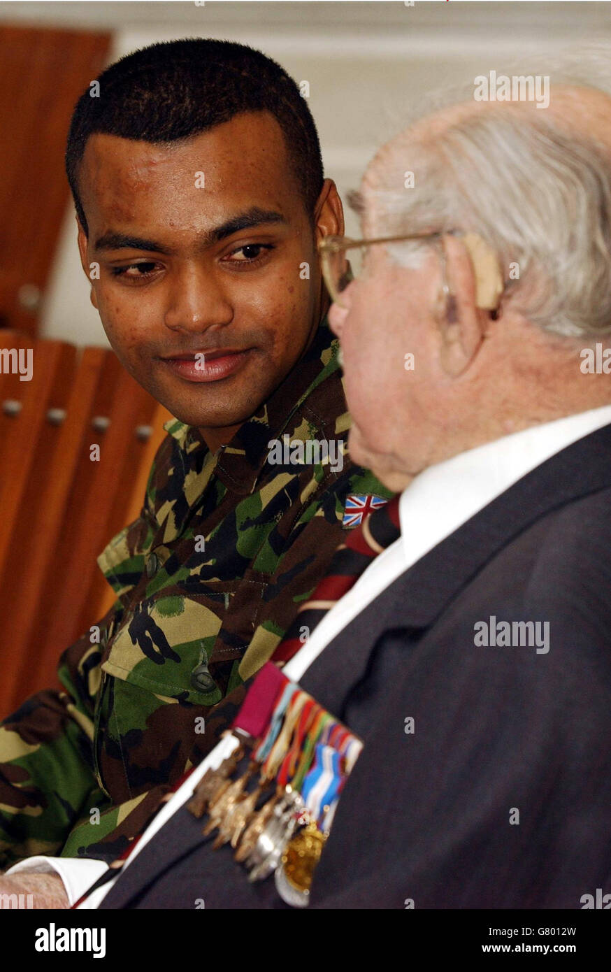 Private Johnson Beharry With His Victoria Cross High Resolution Stock ...