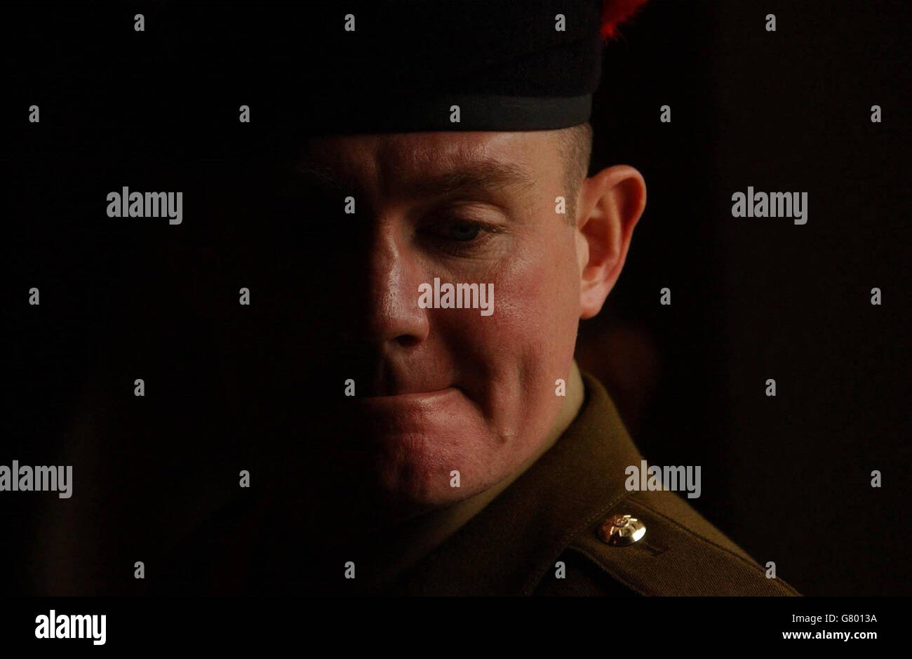 Company Sergeant Major David 'Harry' Hood, displays his pleasure after ...