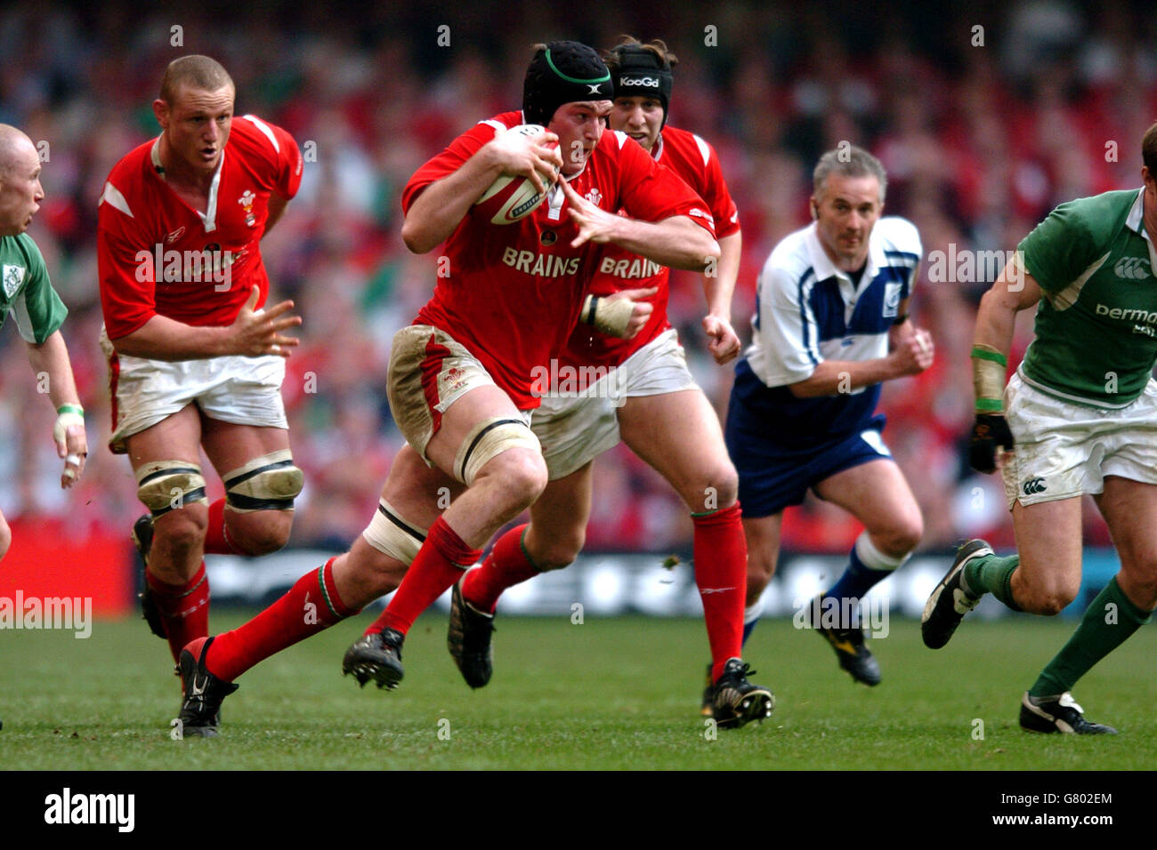 Rugby union rbs nations championship 2005 wales ireland millennium ...