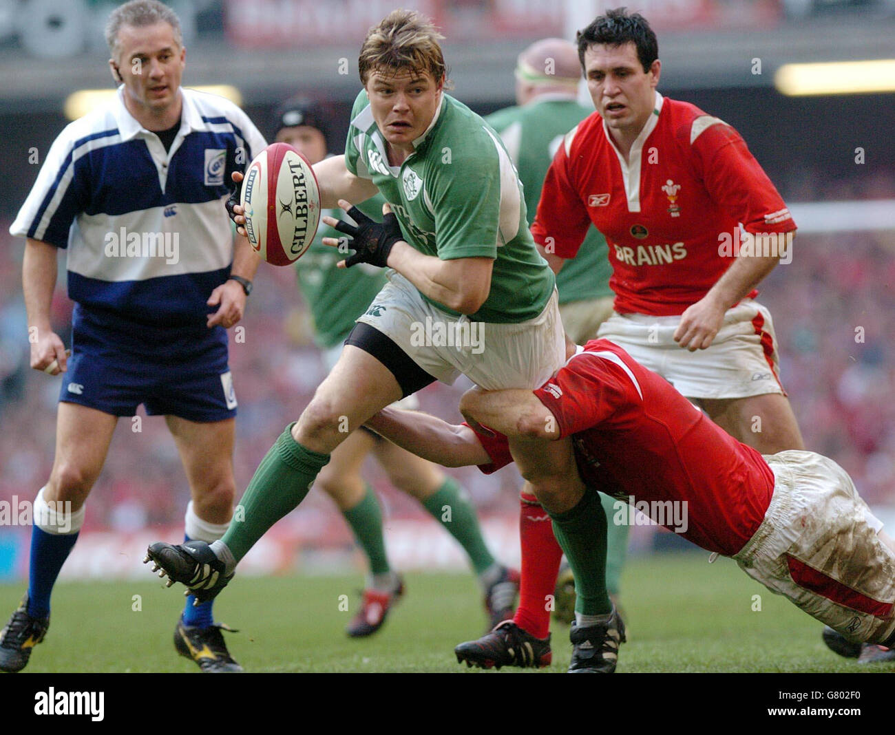 Rugby Union - RBS 6 Nations Championship 2005 - Wales v Ireland ...
