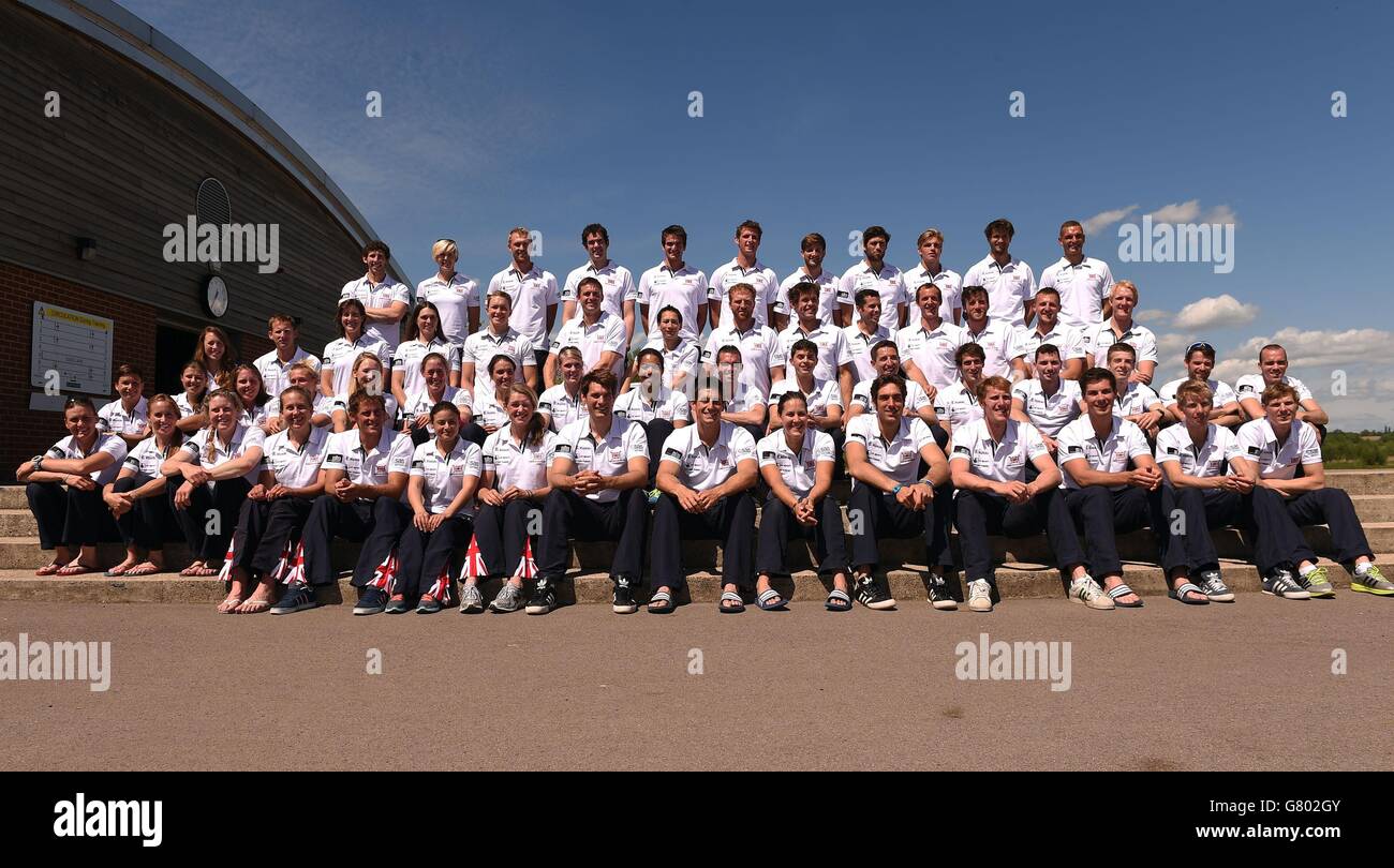 The Great Britain rowing team for the European Rowing Championships ...