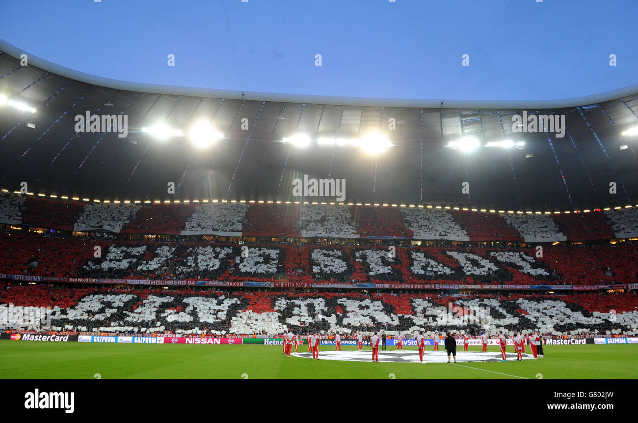 Football ucl semi final semi final general view gv hi-res stock ...