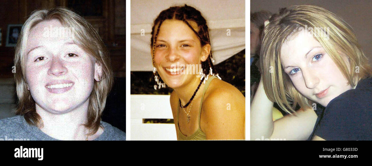 Amelie Delagrange (left) and Amanda (known as Milly) Dowler (centre ...