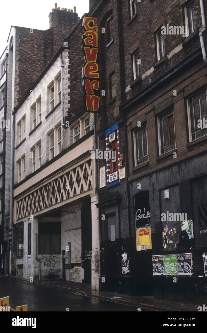 Music - Cavern Club - Liverpool. The Cavern Club on Matthew Street ...
