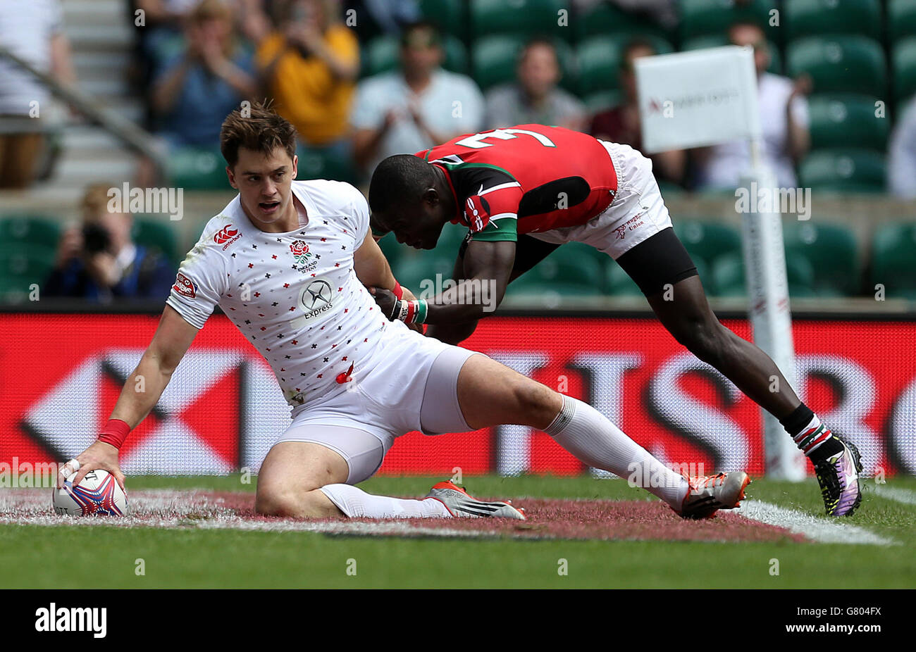 Rugby Union - Marriott London Sevens - Twickenham Stadium Stock Photo ...