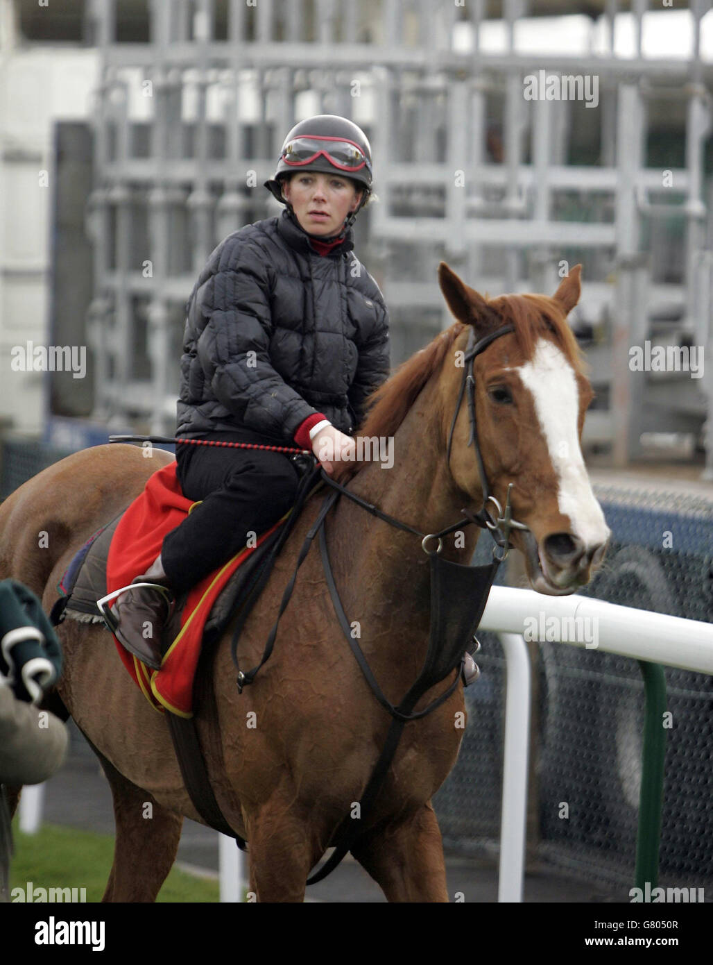 Horse Racing - Grand National Photocall - Aintree. Jockey Carrie Ford ...