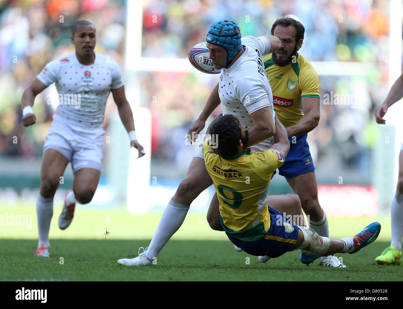 Rugby Union - Marriott London Sevens - Twickenham Stadium Stock Photo ...