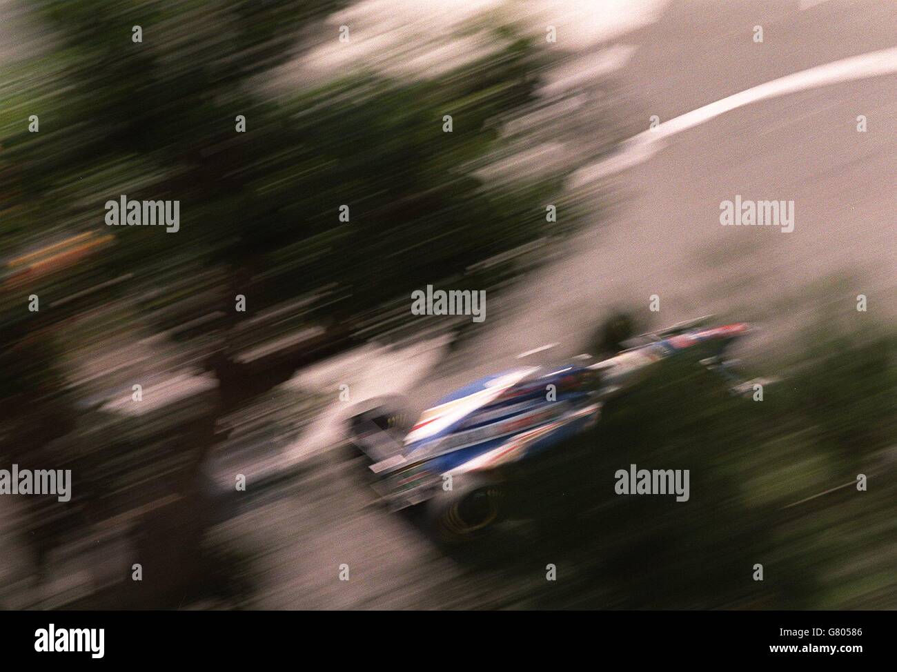 Formula One. Monaco Grand Prix-Practice. Williams on a quick lap Stock ...