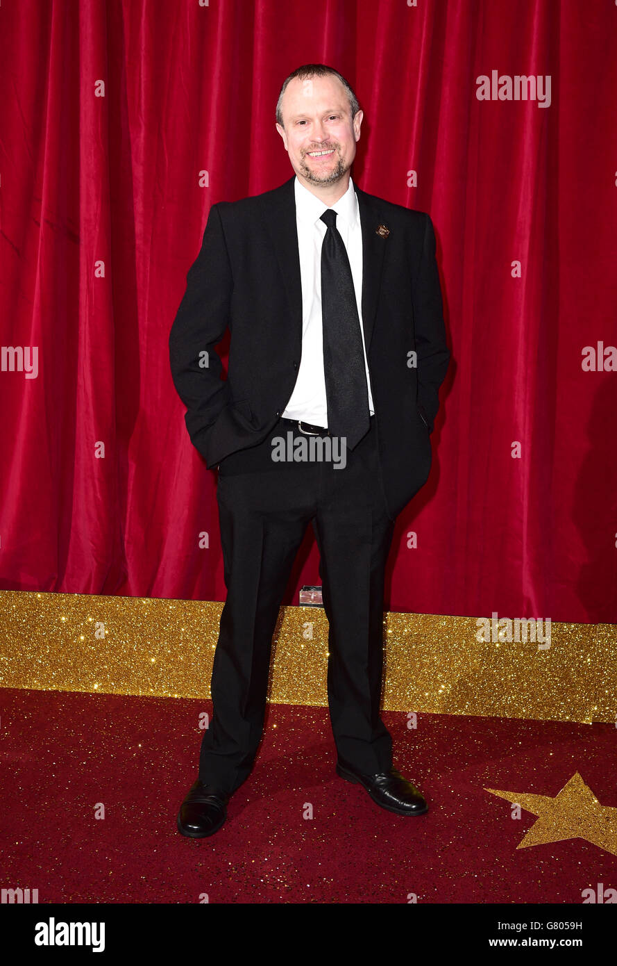 David Perks attending the British Soap Awards at the Palace Hotel ...