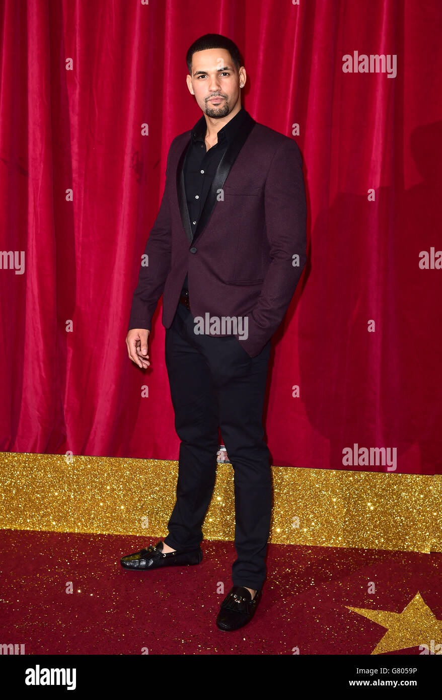 Aaron Fontaine attending the British Soap Awards at the Palace Hotel ...