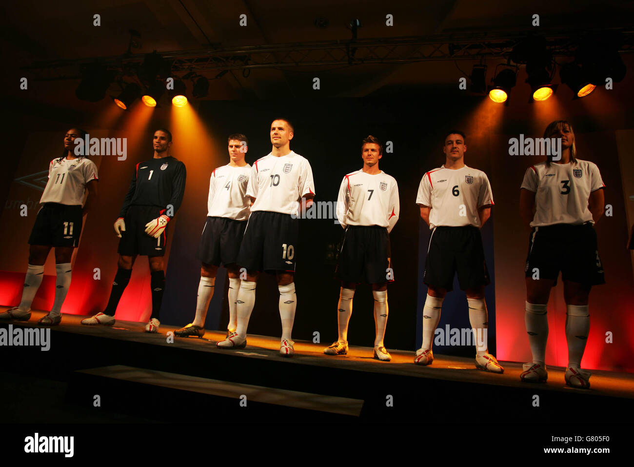 John terry and rachel unitt wearing the new england kit hi-res stock ...