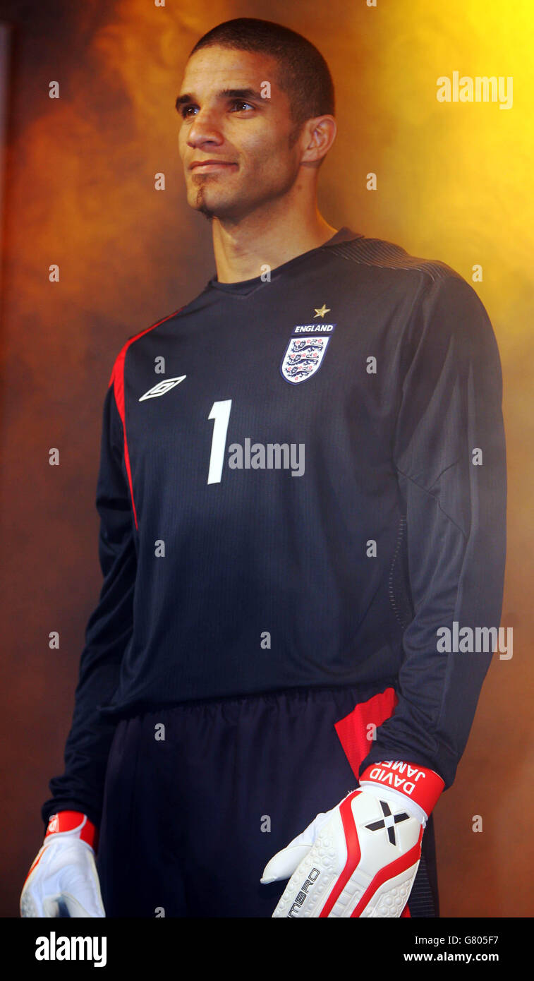 Soccer - England Kit Launch - Lowry Hotel. England's David James ...
