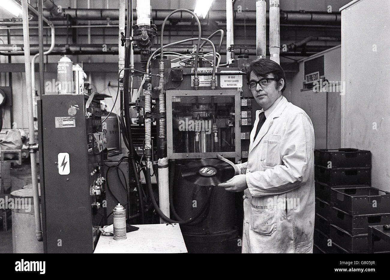 1970s, production manger of CBS manufacturing plant for LP's or vinyl ...