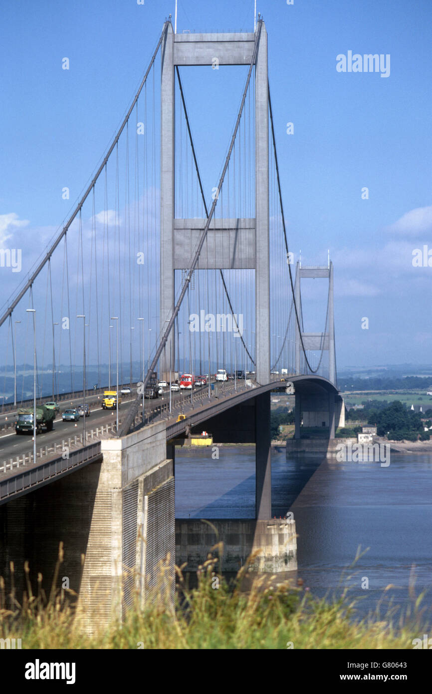 Severn Suspension Bridge Stock Photo - Alamy