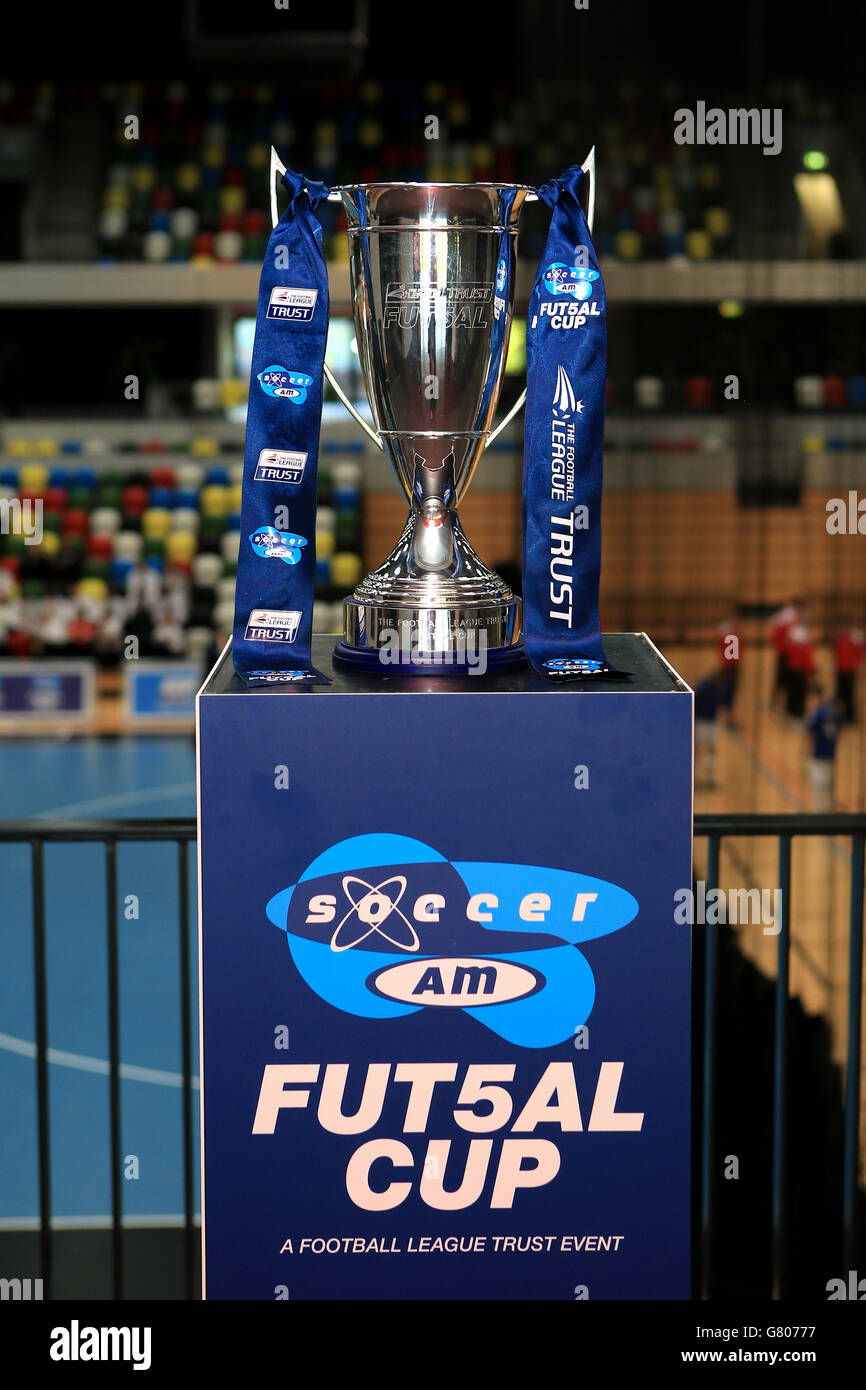Soccer AM Futsal Cup - Finals - Copper Box Arena. Detail of the Futsal ...