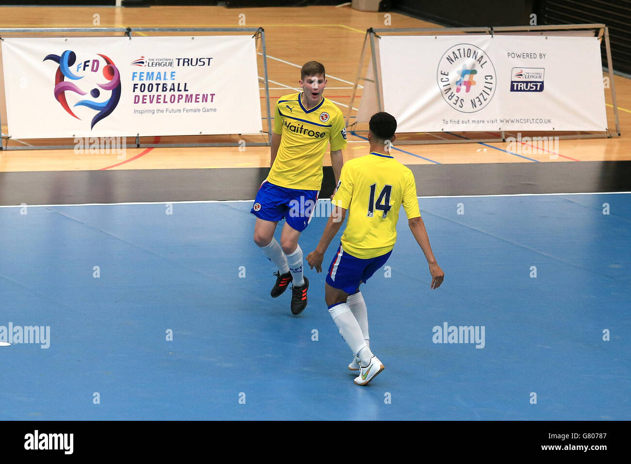 Soccer AM Futsal Cup - Finals - Copper Box Arena Stock Photo - Alamy