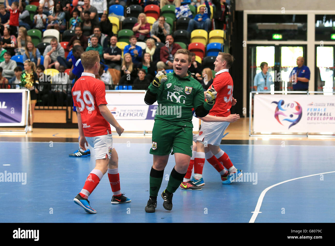 Soccer AM Futsal Cup - Finals - Copper Box Arena Stock Photo - Alamy