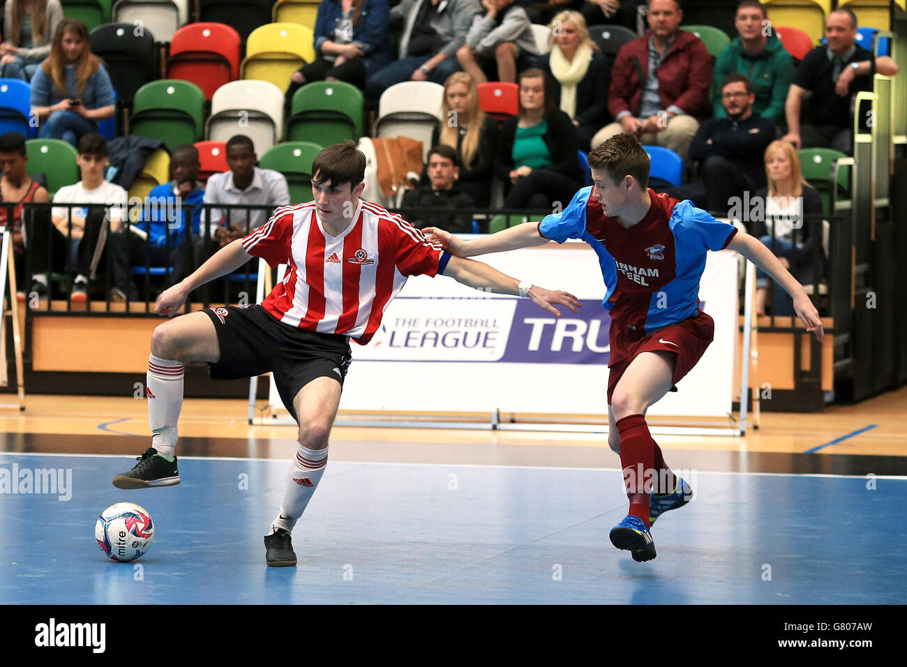 Soccer AM Futsal Cup - Finals - Copper Box Arena Stock Photo - Alamy