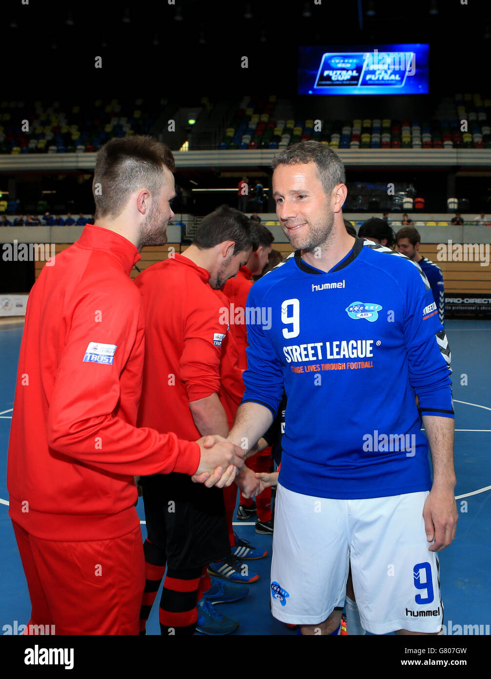 Soccer AM Futsal Cup - Finals - Copper Box Arena. Players from Soccer ...