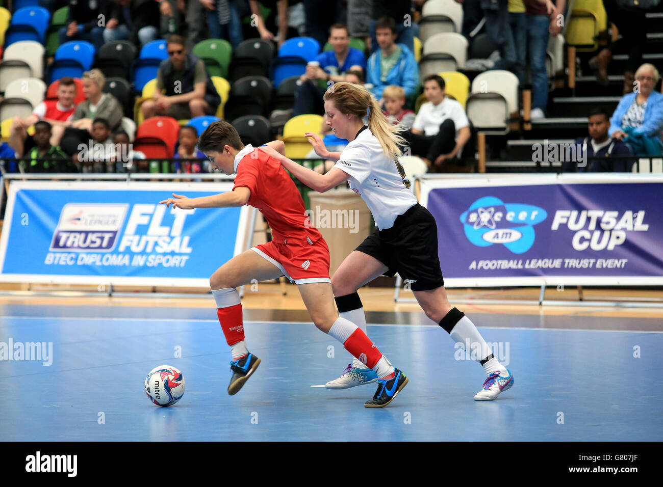 Soccer AM Futsal Cup - Finals - Copper Box Arena Stock Photo - Alamy