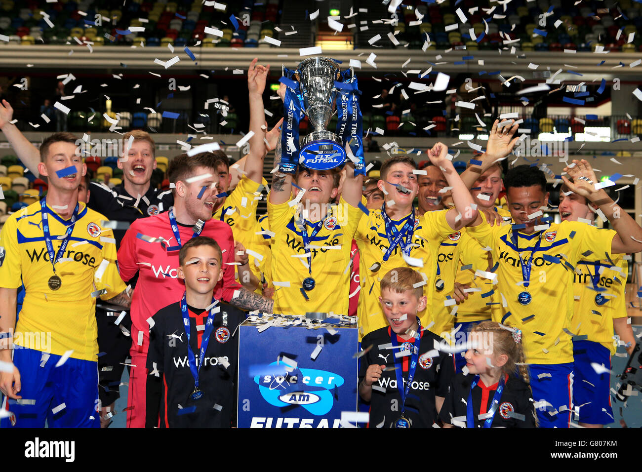 Soccer AM Futsal Cup - Finals - Copper Box Arena Stock Photo - Alamy