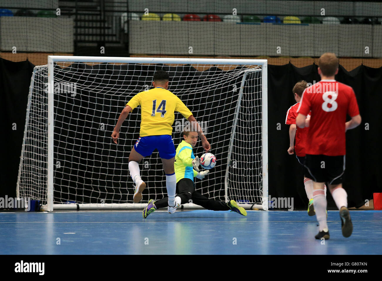 Soccer AM Futsal Cup - Finals - Copper Box Arena Stock Photo - Alamy