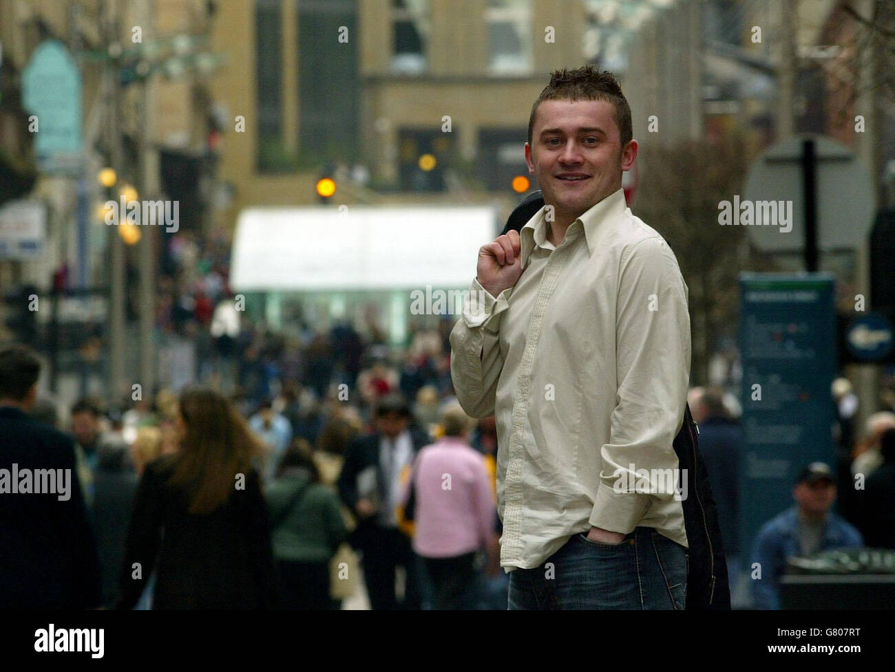 Stephen Purdon who plays Shellsuit Bob in popular Scottish drama River ...