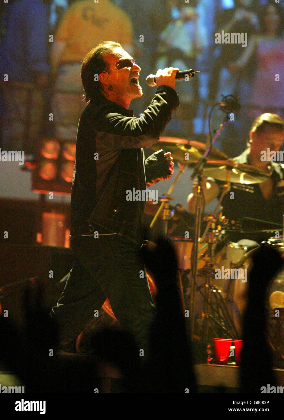 U2 First Concert of the Vertigo Tour - San Diego Sports Arena. U2 lead ...