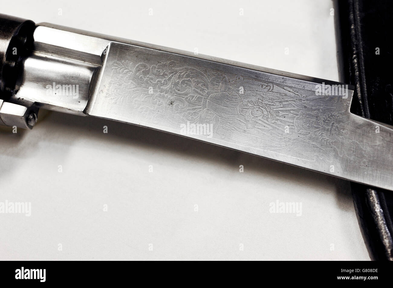 National Historical Museum of the Artillery gun model with knife ...