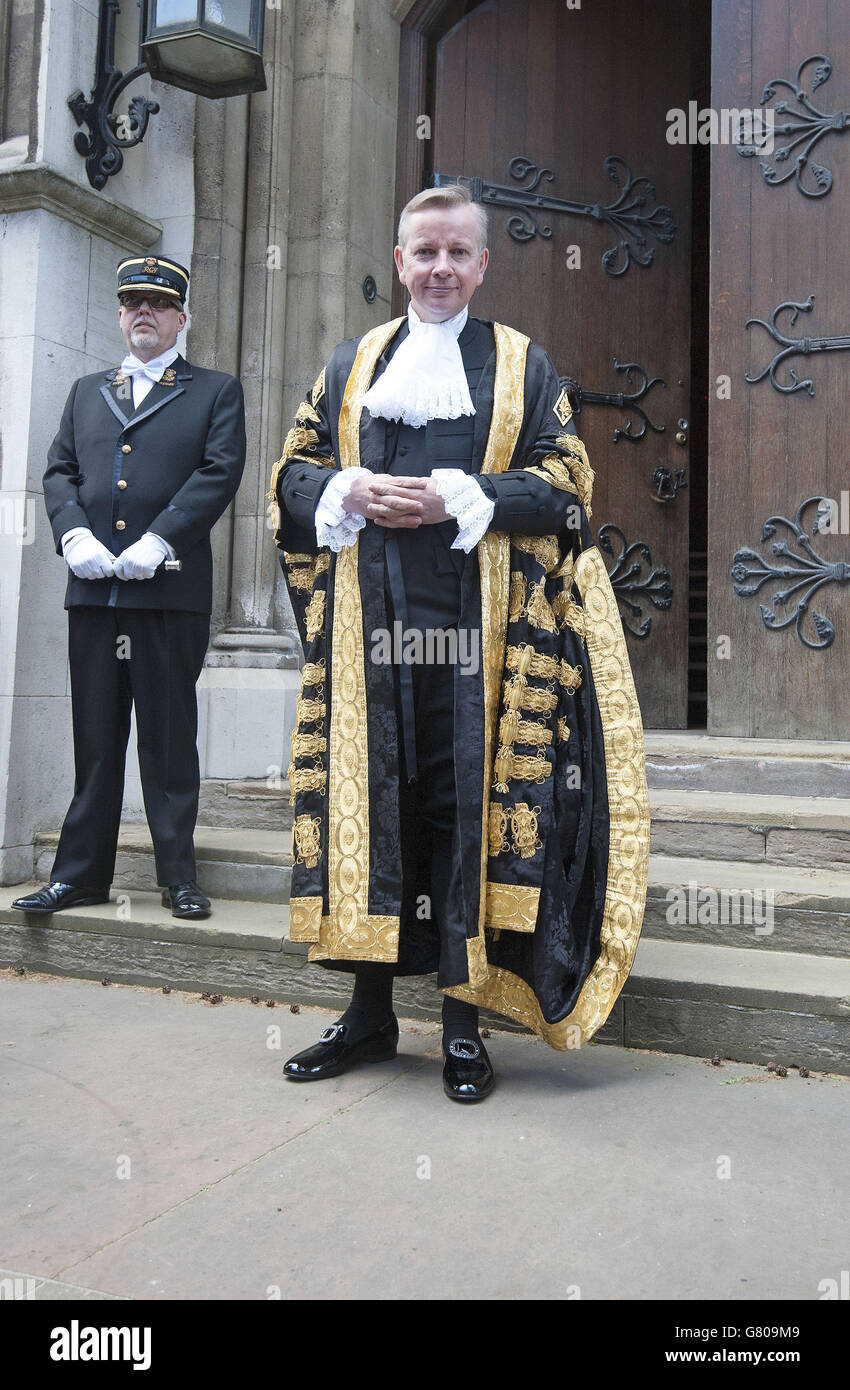 Lord chancellor swearing in ceremony hi-res stock photography and ...