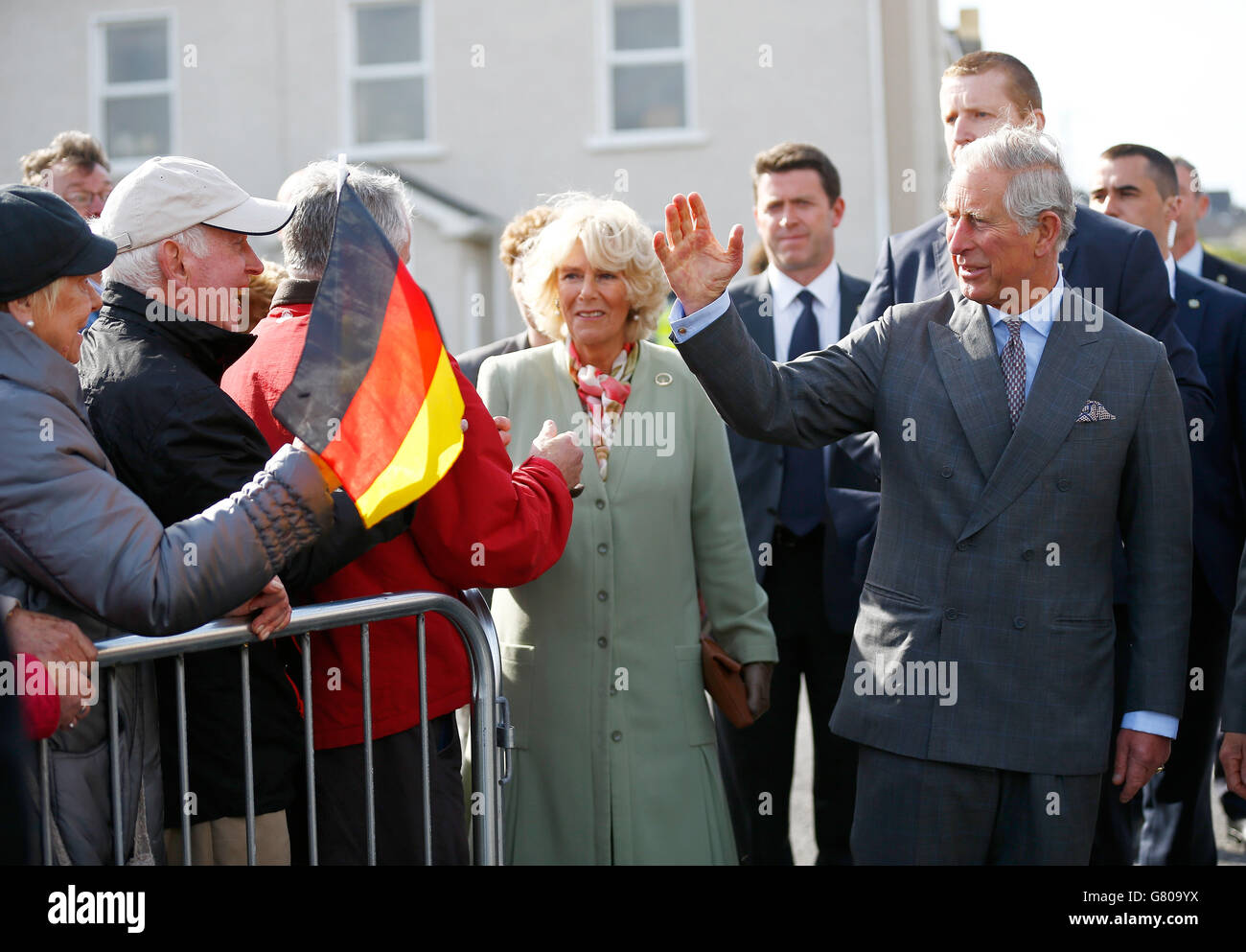 The Prince of Wales and Duchess of Cornwall, during a visit to the ...
