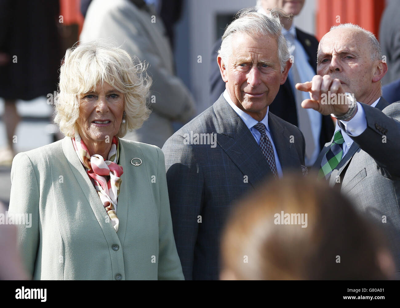 The Prince of Wales and Duchess of Cornwall, during a visit to the ...