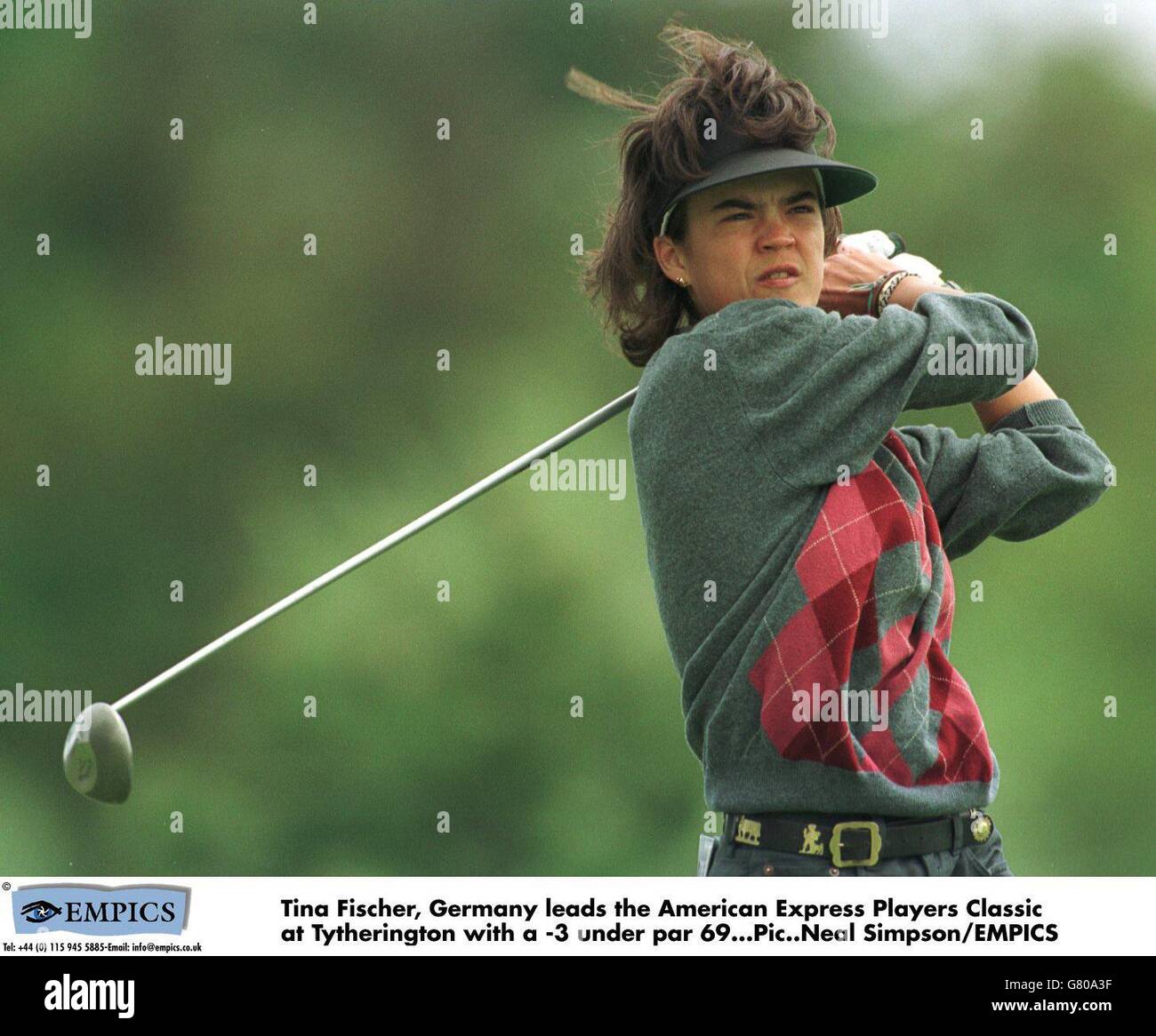 Tina Fischer, Germany leads the American Express Players Classic at ...