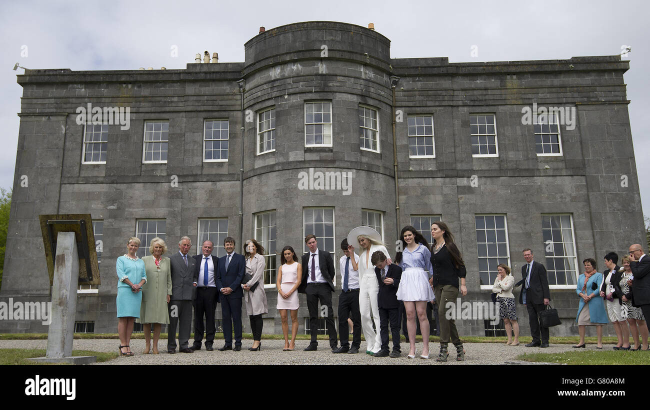 The Prince and Duchess of Cornwall with owners Constance Cassidy (left ...