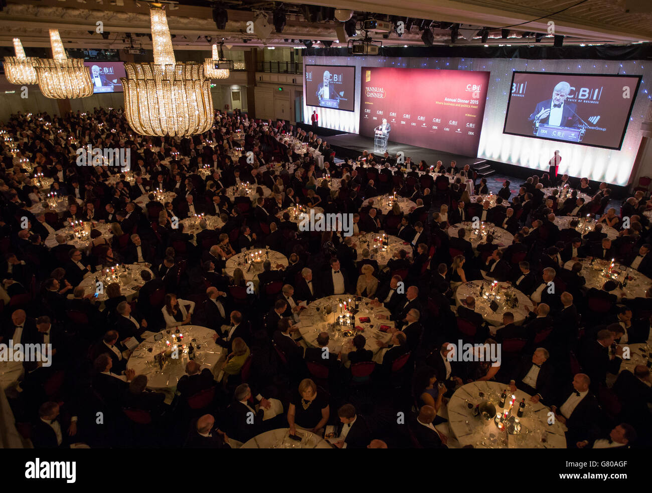 CBI annual dinner Stock Photo - Alamy