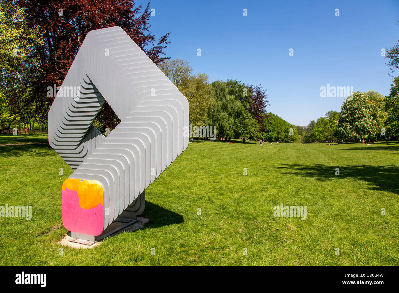 The Grugapark in Essen, Germany, a municipal park in the city center ...