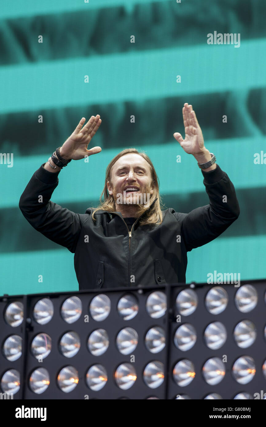David guetta performing radio big weekend hi-res stock photography and ...