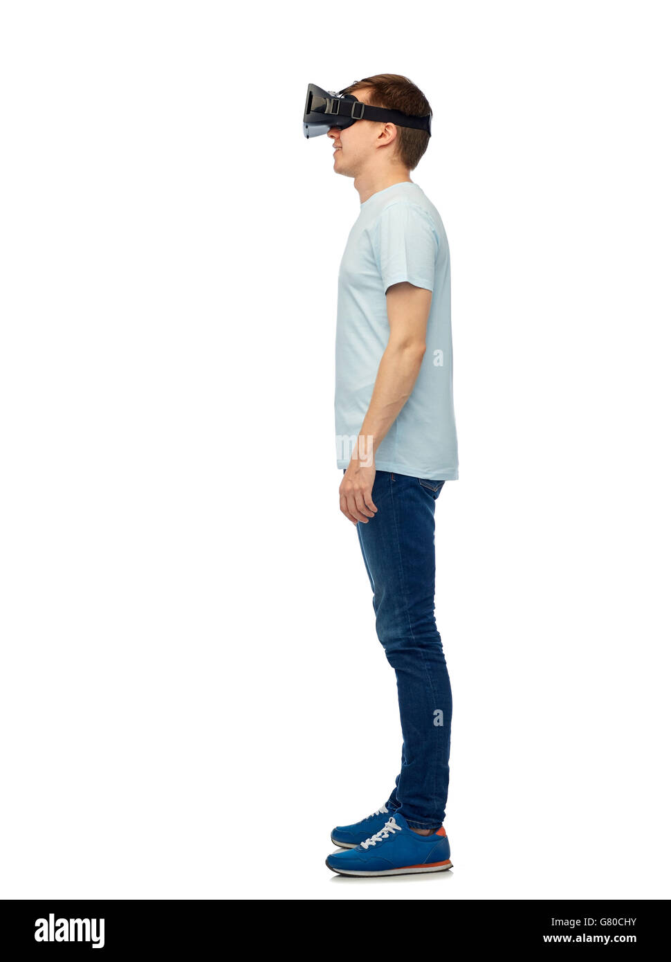 Happy cyber man Cut Out Stock Images & Pictures - Alamy