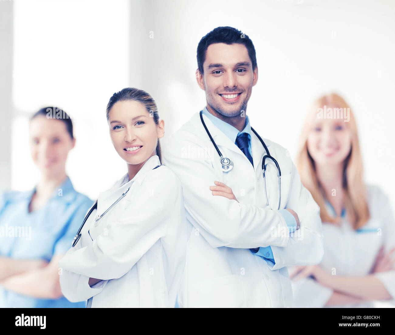 young team or group of doctors Stock Photo - Alamy