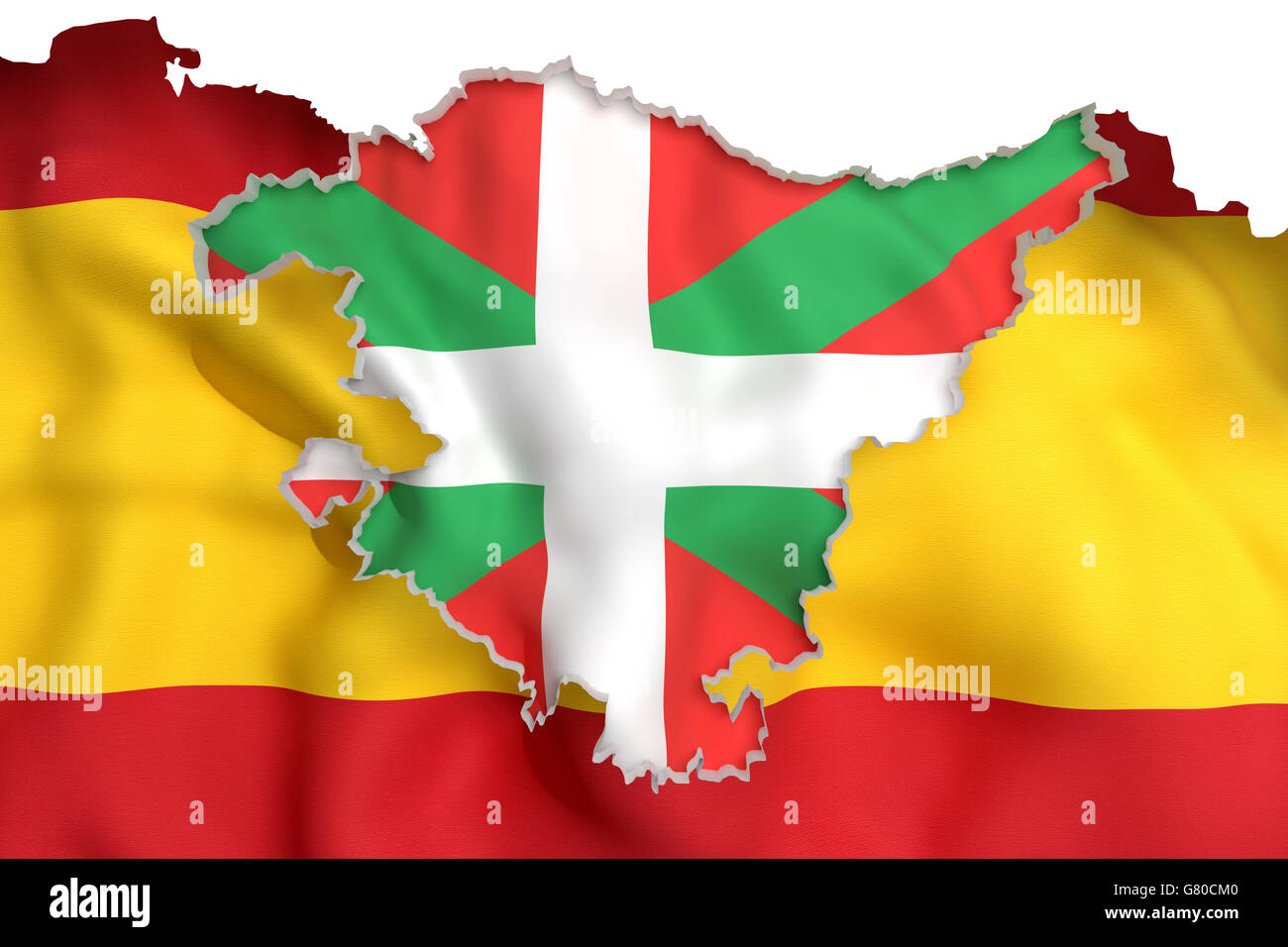 Basque country map hi-res stock photography and images - Alamy