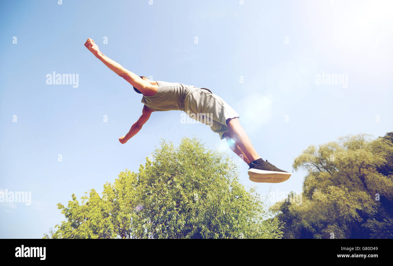 Backflip gymnast hi-res stock photography and images - Alamy
