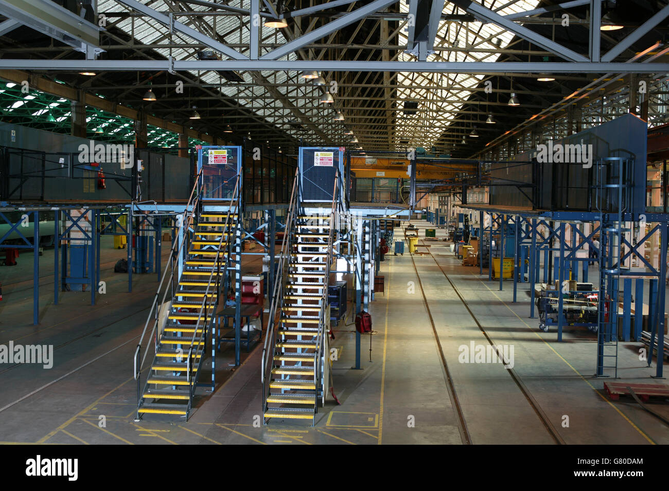 The assembly lines at Alstom's Washwood Heath factory in Birmingham ...