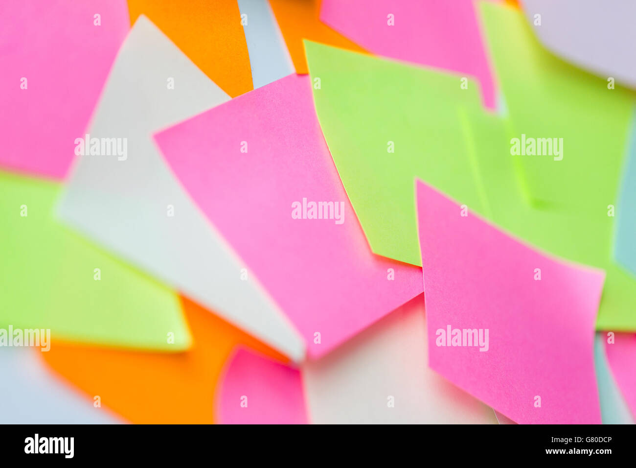 Colorful paper stickers hi-res stock photography and images - Alamy