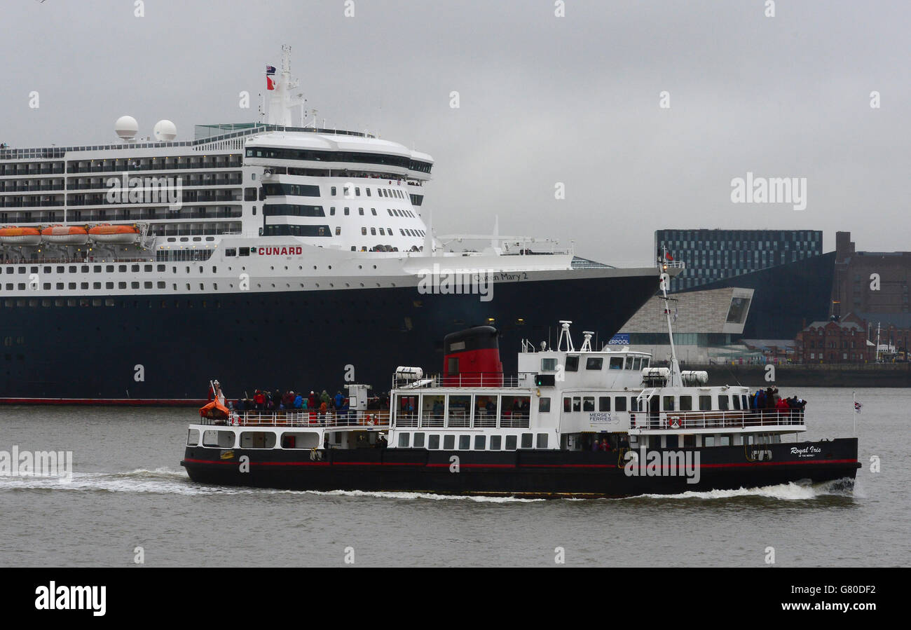 Cunard's anniversary celebrations Stock Photo - Alamy