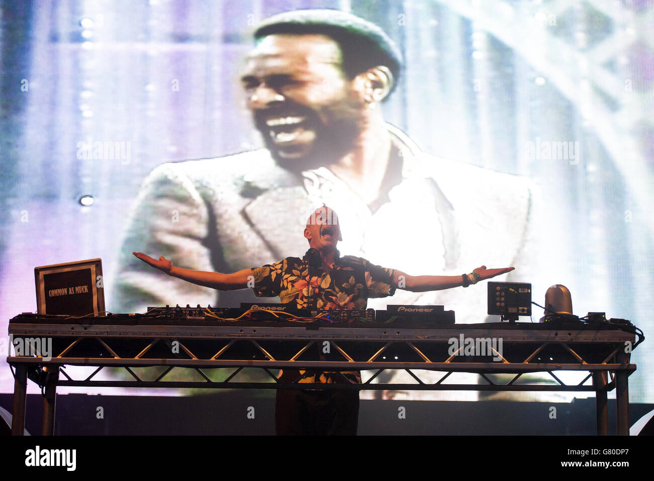 Fat boy slim norman cook performs live on common stage hi-res stock ...