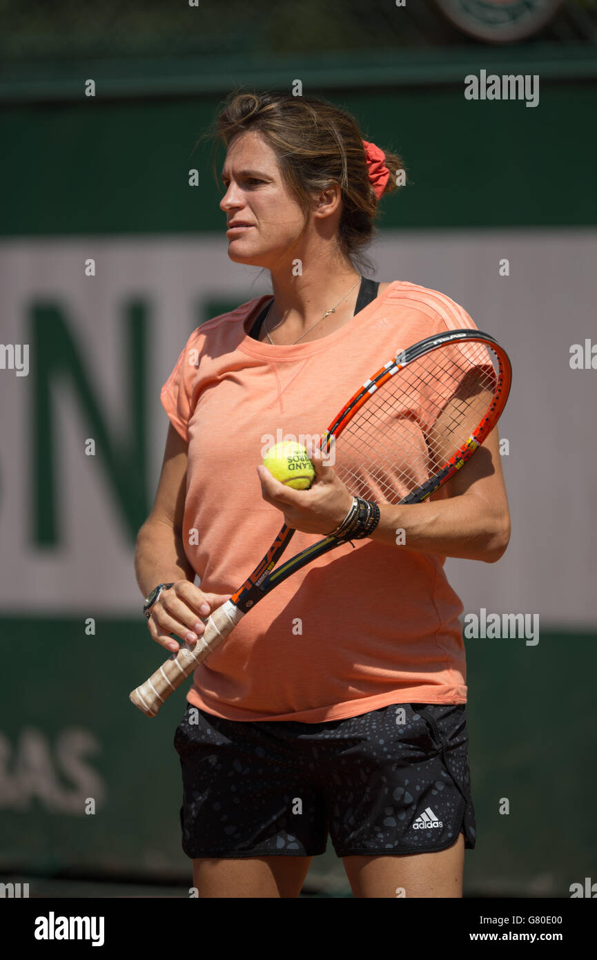 Amelie mauresmo roland garros hi-res stock photography and images - Alamy