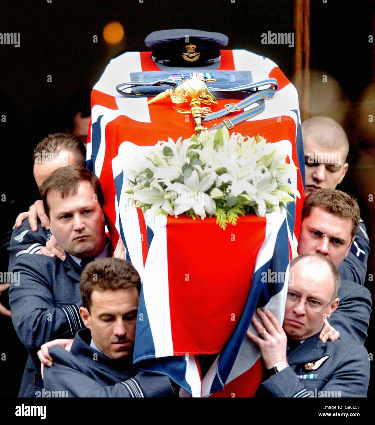 Sq Ldr Patrick Brian Marshall's funeral - RAF College Chapel of St ...