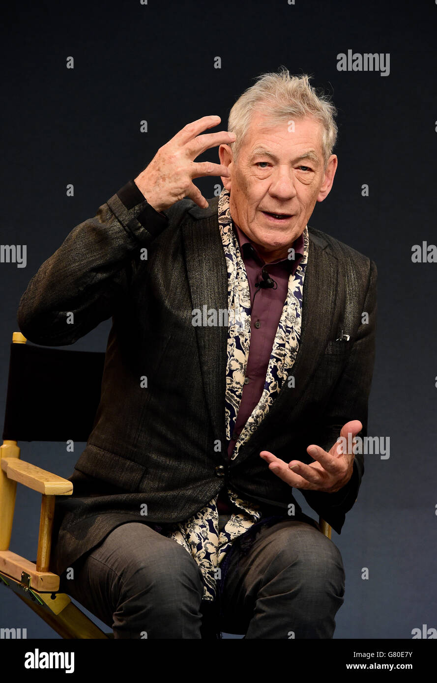 Sir ian mckellen meet the actor event hi-res stock photography and ...